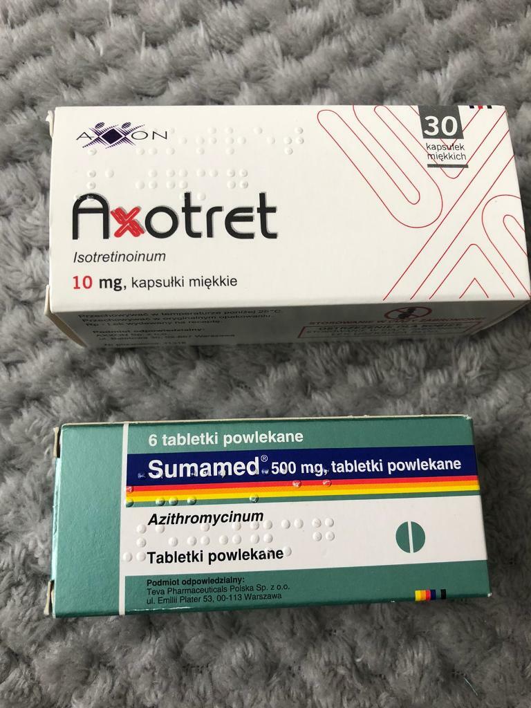 Full 6 months anti acne treatment curation - 6x Axotret (180 pills ...