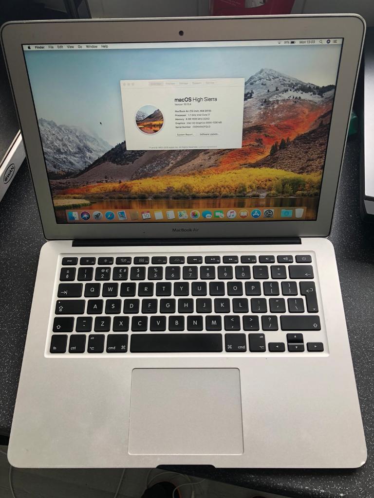 MacBook Air late 2013 i7 1.7 8gb 128gb | in Bournemouth, Dorset | Gumtree