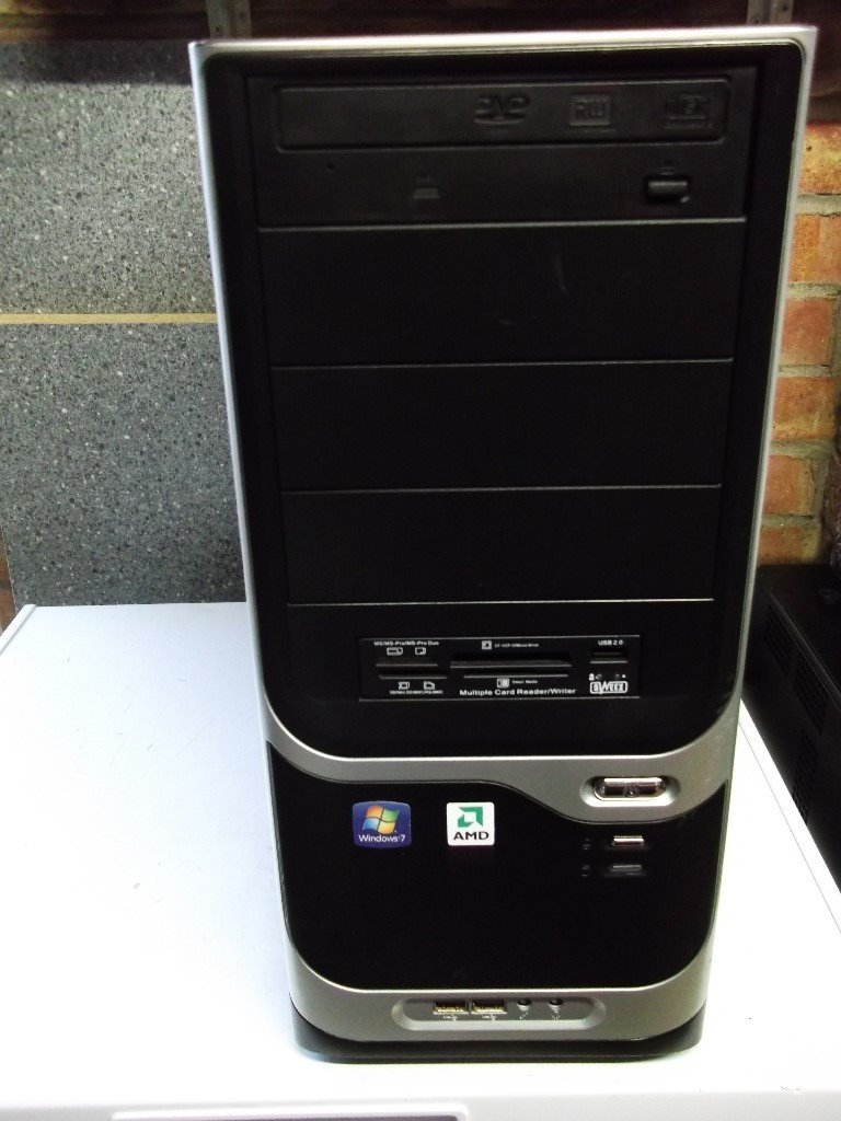 Asus AMD desktop computer windows 7 pro fresh install 3gb ram | in ...