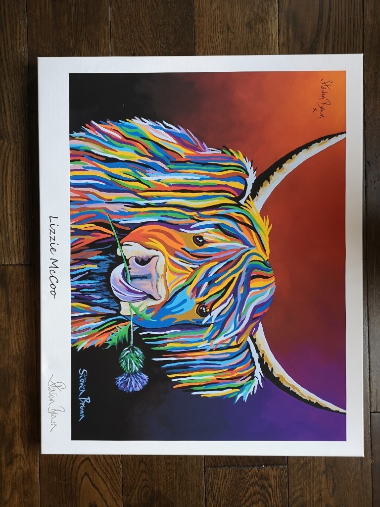 Steven Brown Canvas Large signed | in Ayr, South Ayrshire | Gumtree