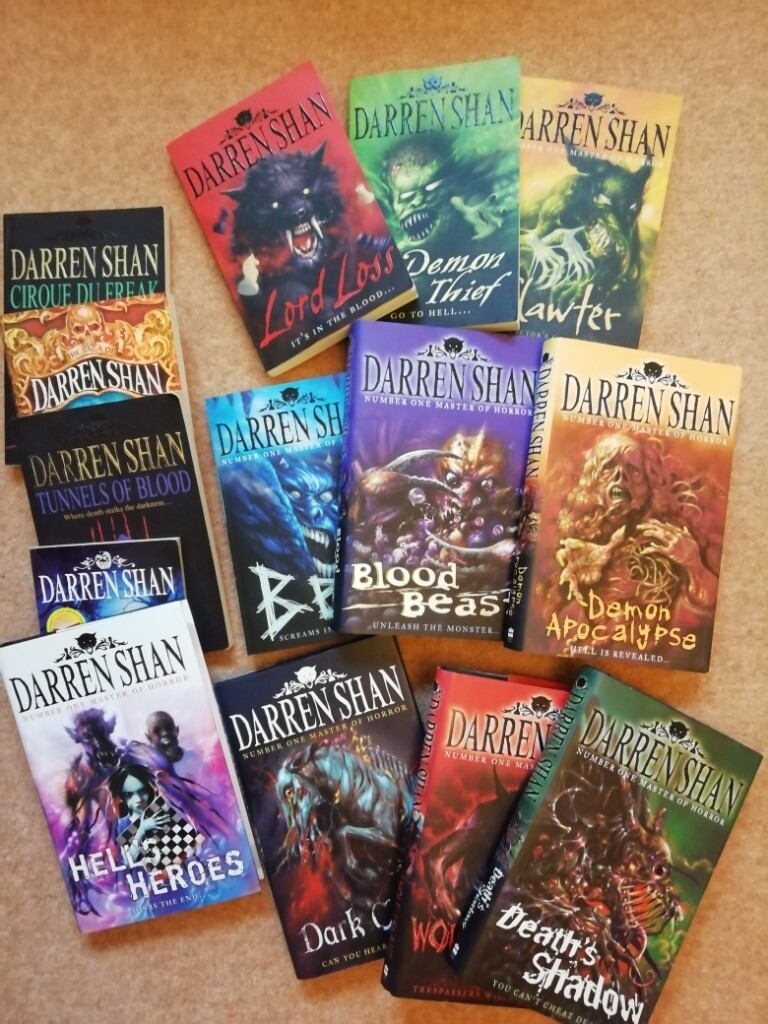 Collection of Darren Shan books- full set of popular titles 6 hardback ...