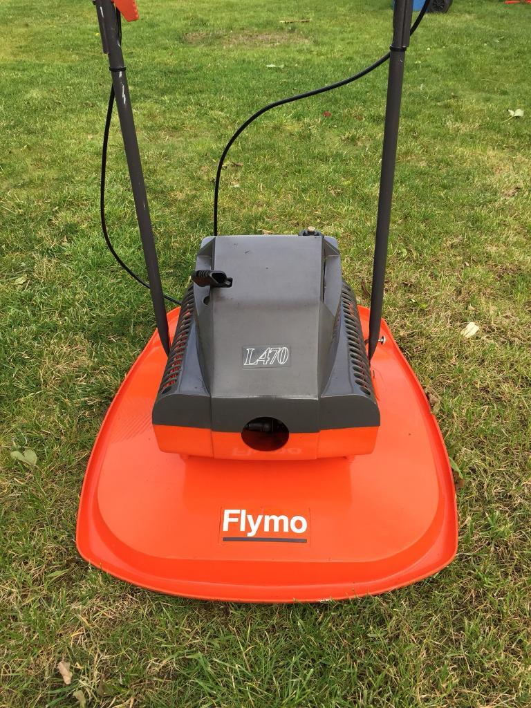 2 stroke petrol Flymo L470 hover mower in super condition very hard to ...