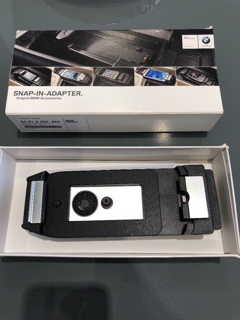 BMW Snap-In Adapter. (OEM Apple iPhone 6) Connect F10 E90 F06 F01 F30 ...