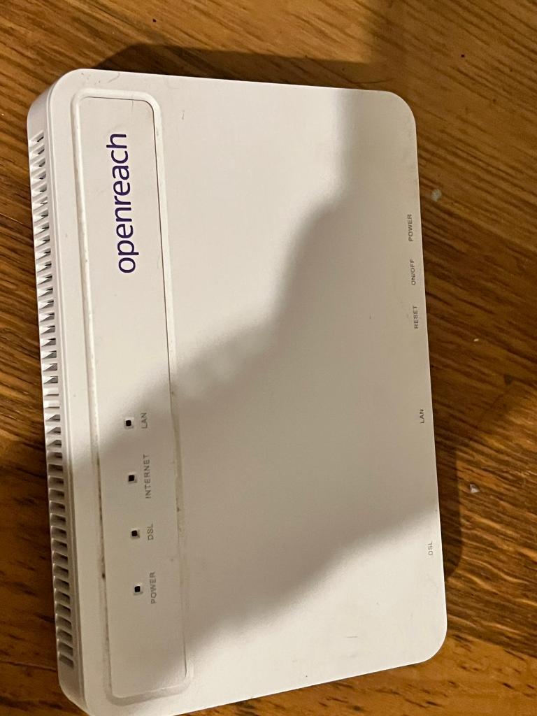 Openreach modem for fibre broadband | in Ferryhill, County Durham | Gumtree