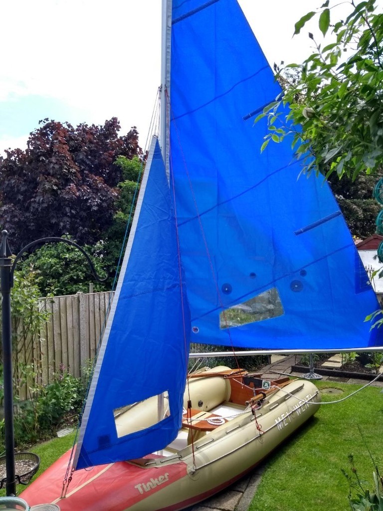 'TINKER Traveller' class, Inflatable Sailing Boat with Optional 'Yamaha ...