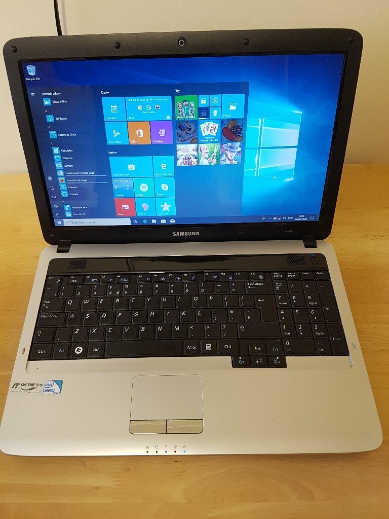 Samsung RV510 15.6 inch laptop. 4gb ram, 500gb hard drive, Office 2019 ...