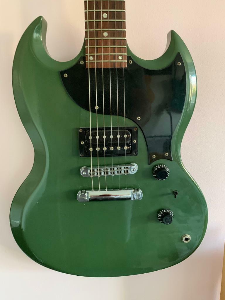 Gibson SG-X in army green. Rare- Sale or trade | in Norwich, Norfolk ...