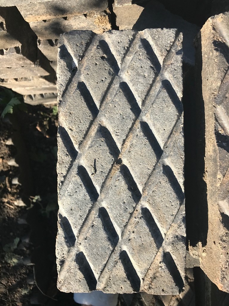 250 Genuine Victorian Blue Diamond (paving) bricks. Small & large ...