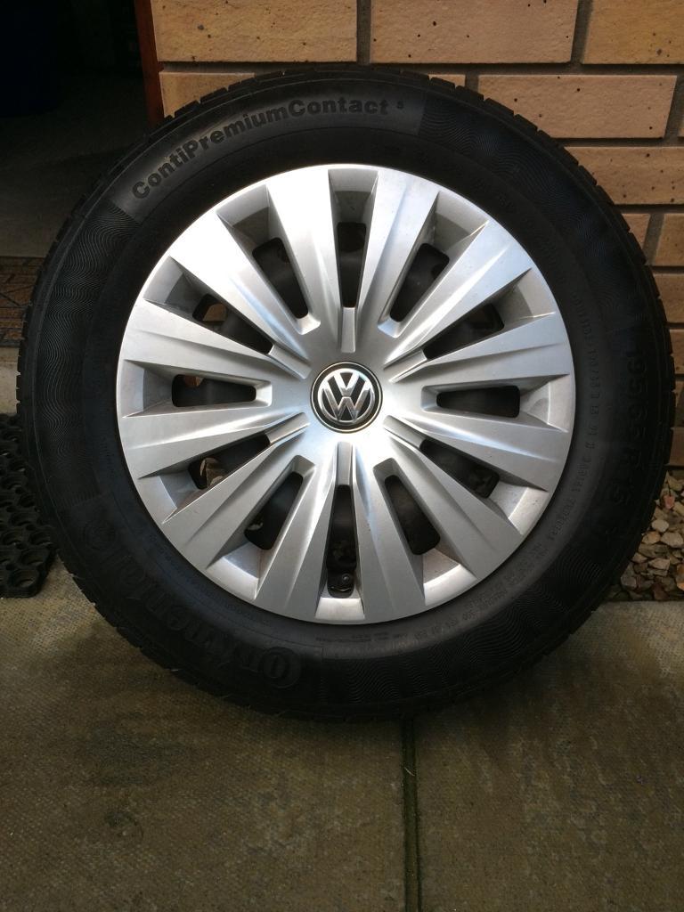 4 no. VW 15 inch steel wheels with tyres | in Lisburn, County Antrim ...