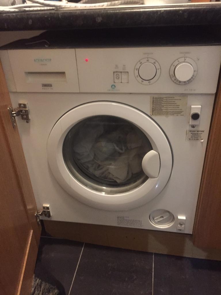 Zanussi integrated 6kg washing machine | in Syston, Leicestershire ... Zanussi integrated 6kg washing machine | in Syston, Leicestershire ...