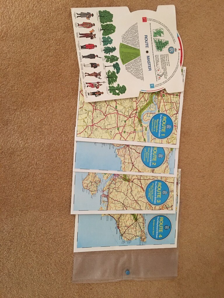 THE WAYFARER'S BRITAIN RAC ROUTE MAPS | in Swanwick, Derbyshire | Gumtree