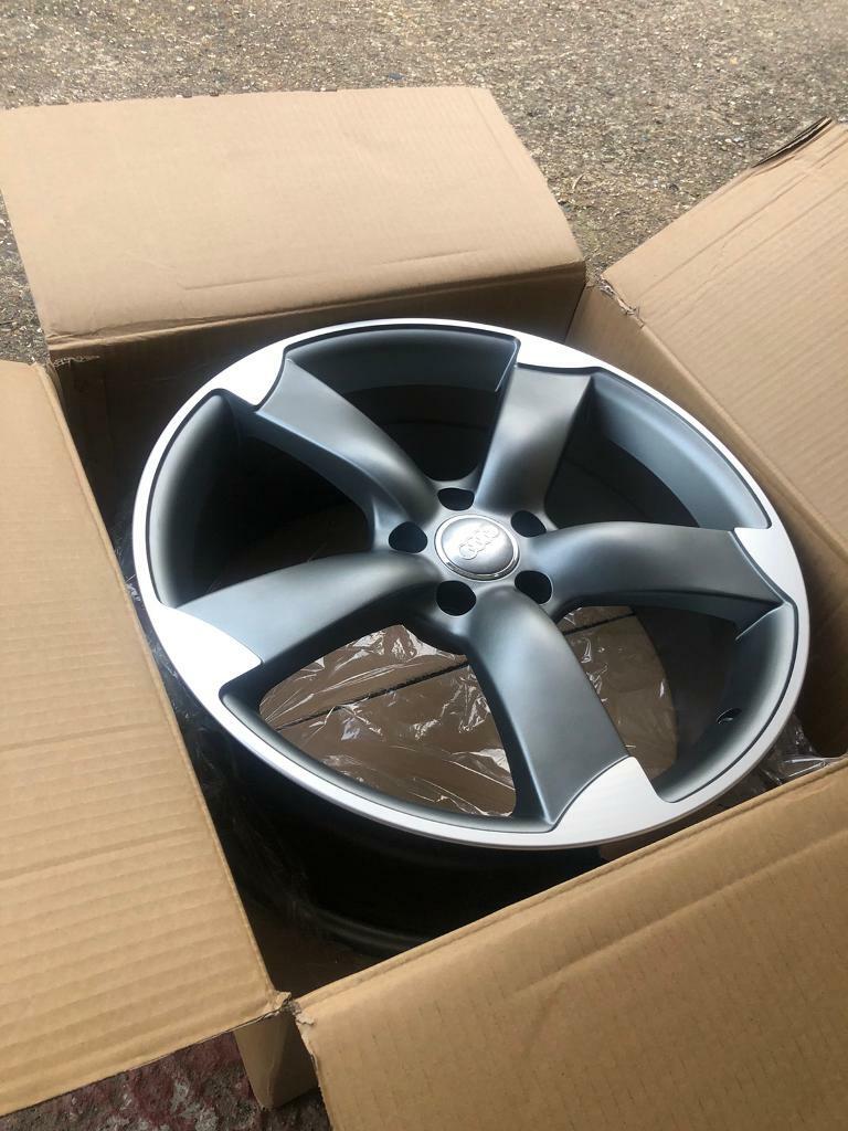 4 x BRAND NEW 19" AUDI RS SLINE WHEELS STYLE ALLOYS A3 A4 A5 A6 S3 S4 ...