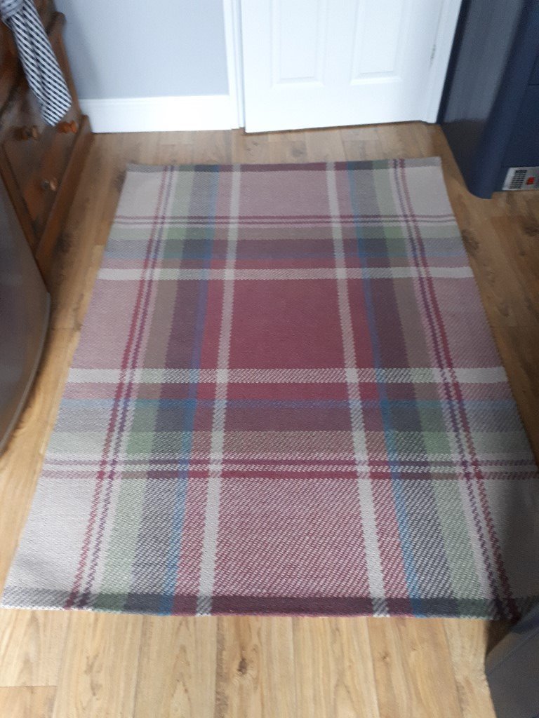 Next 100% Wool tartan rug. | in Swindon, Wiltshire | Gumtree