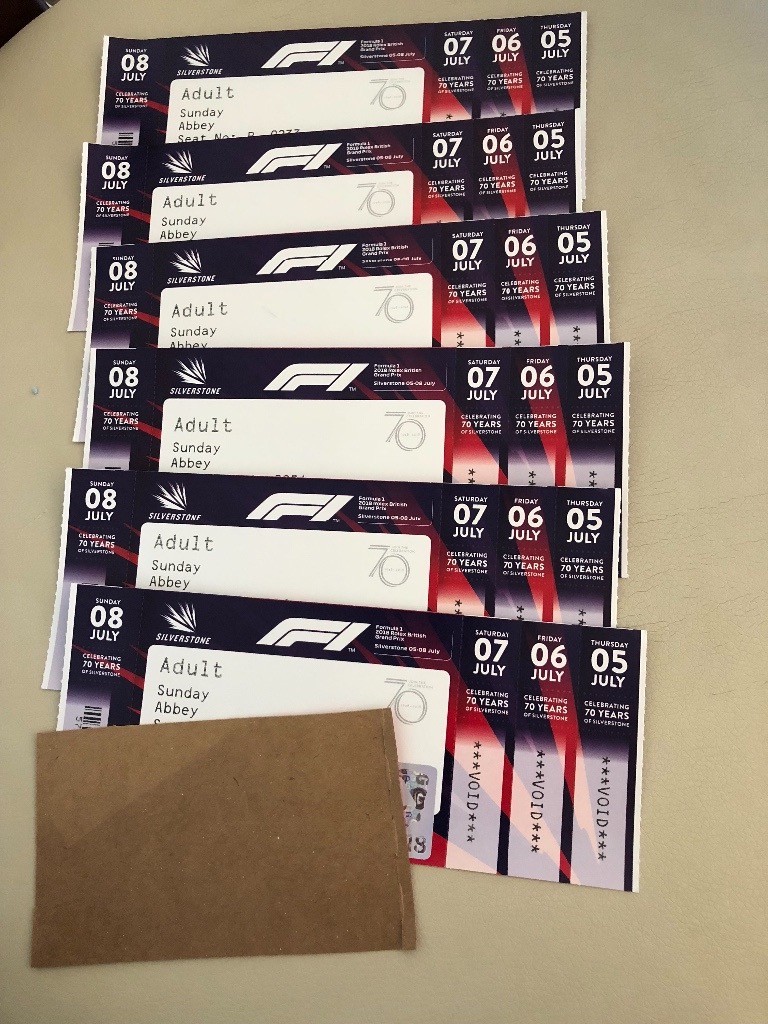 Silverstone Tickets
