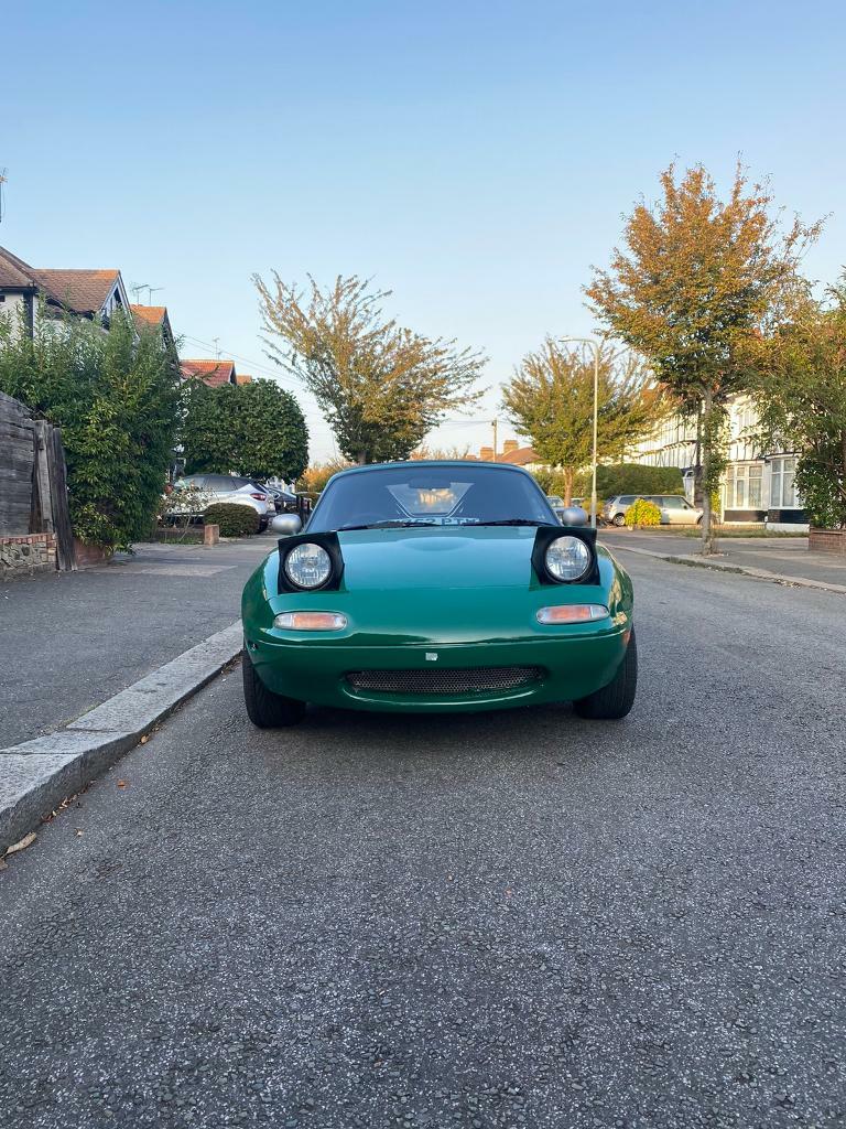 Mazda mx5 import 1991 mk1 Wrapped in green manual 1.5 | in Redbridge ...