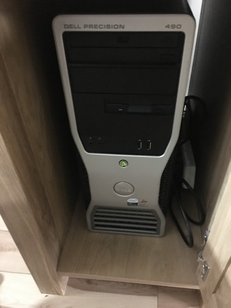 Dell Computer Base Unit Workstation Desktop Fast Dual quad core ...