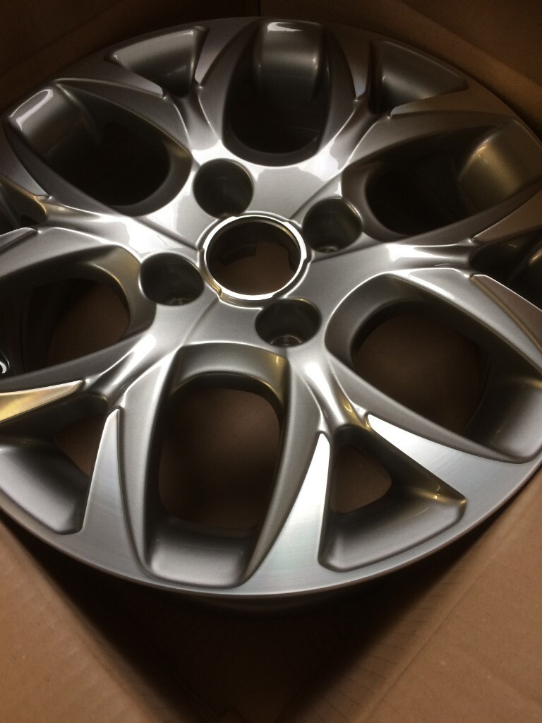peugeot 207 or citroen 15 inch alloy wheels set of 4 diamond cut | in ...