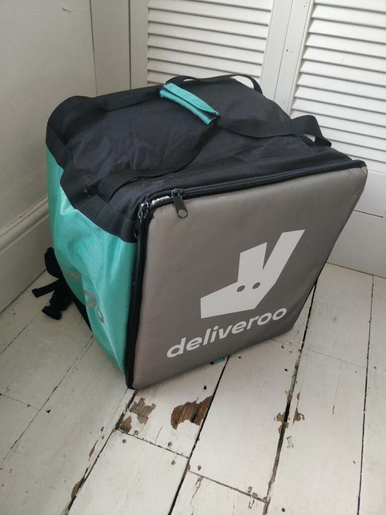 Deliveroo Large Insulated Backpack & Small Food Bag (Complete Starter ...