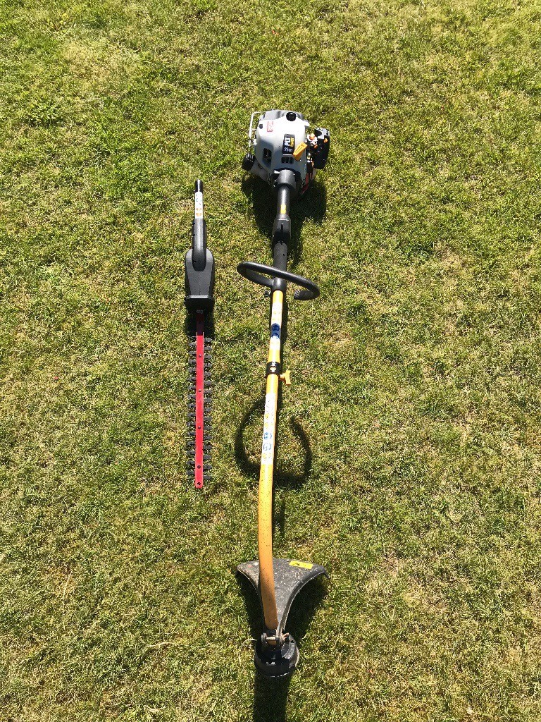 Ryobi Expand-it Strimmer and Hedge Cutter Petrol 2 stroke Grass Trimmer ...