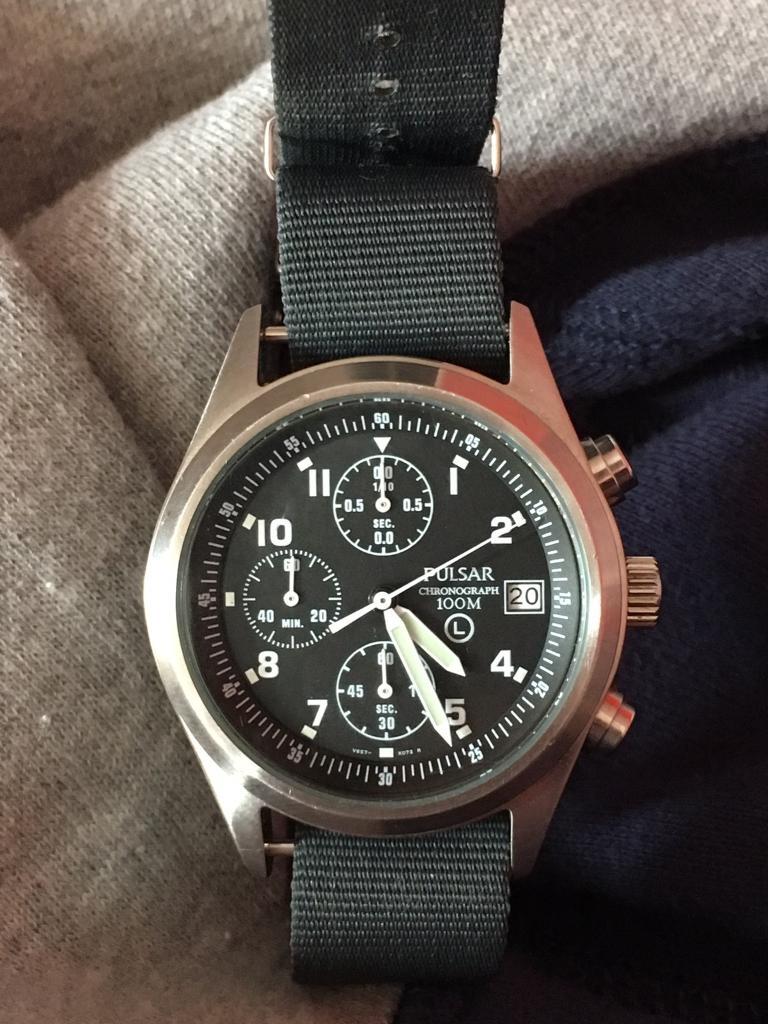 Pulsar RAF Chronograph Military Pilot Watch Generation 1 | in St ...