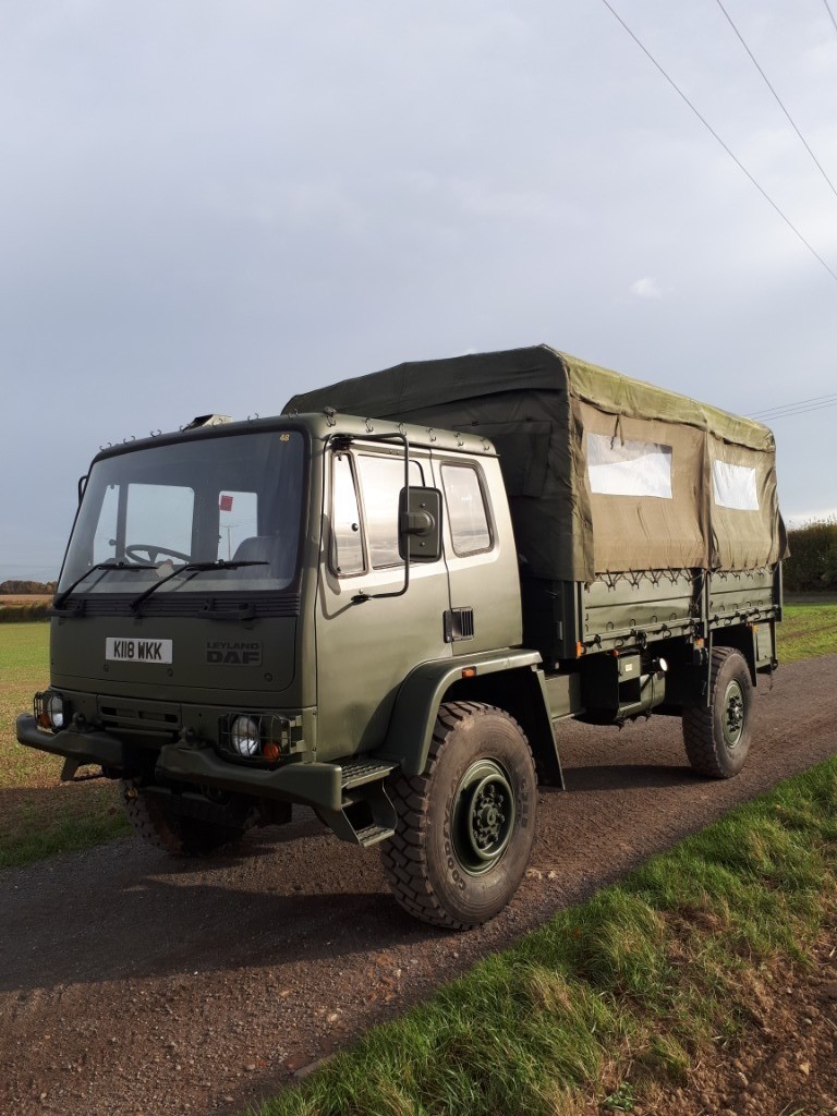 Leyland Daf T244 4x4 - ideal Gun Bus or Overland Camper. can be driven ...