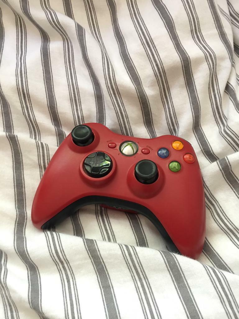 Red Xbox 360 (Rare) controller released with resident evil 4 | in ...
