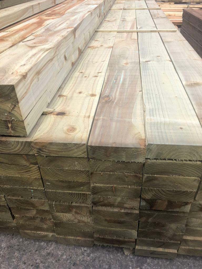 New Timber, wood, 6x2, Treated Joists, Wooden Joists | in Burscough ...