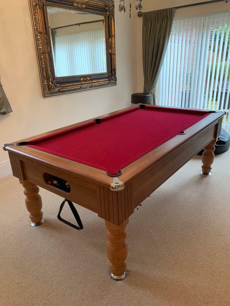 Solid slate 7x3 pool table | in Glenfield, Leicestershire | Gumtree