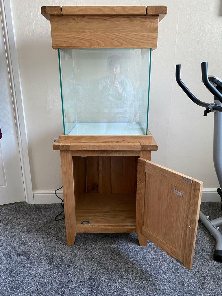 Solid oak fish tank | in Mablethorpe, Lincolnshire | Gumtree