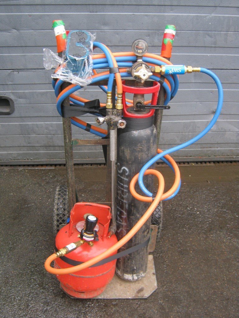 Oxygen Oxy / Propane Gas Cutting / Heating Full Set of Equipment with ...