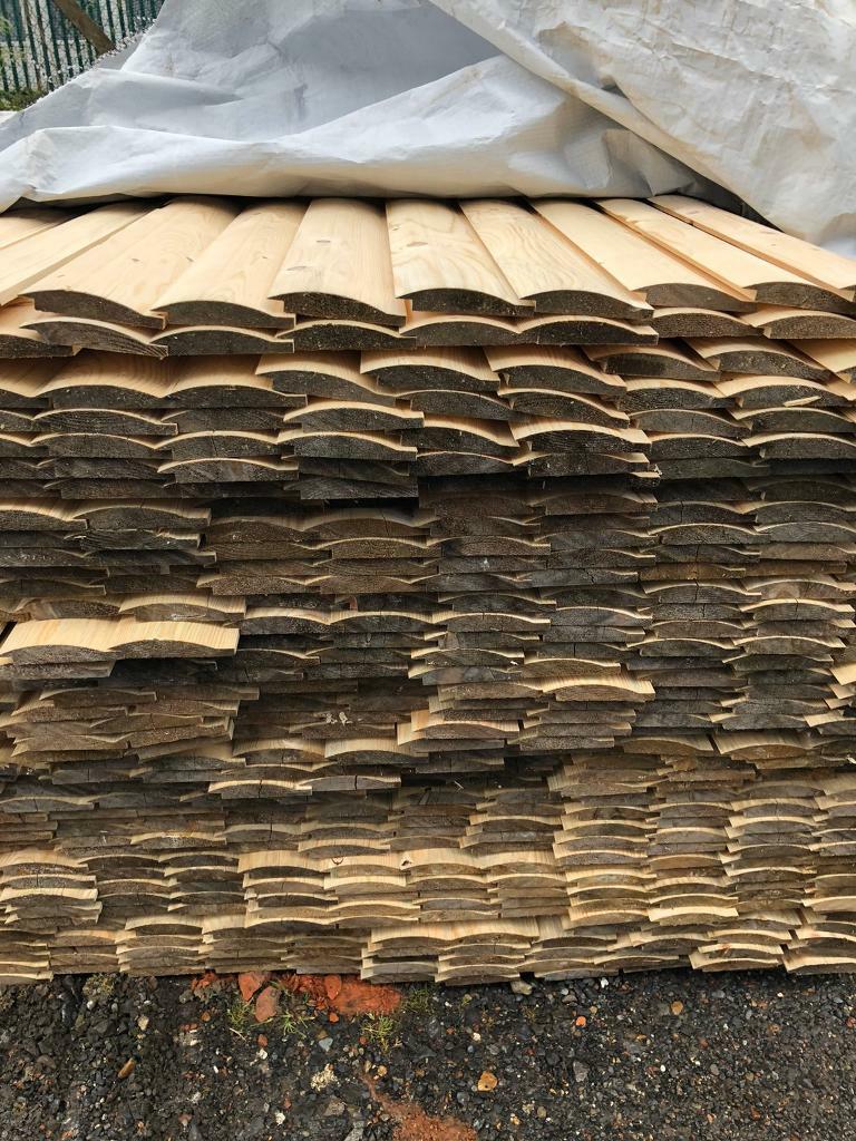 New timber log cladding 4.8 metres | in Consett, County Durham | Gumtree