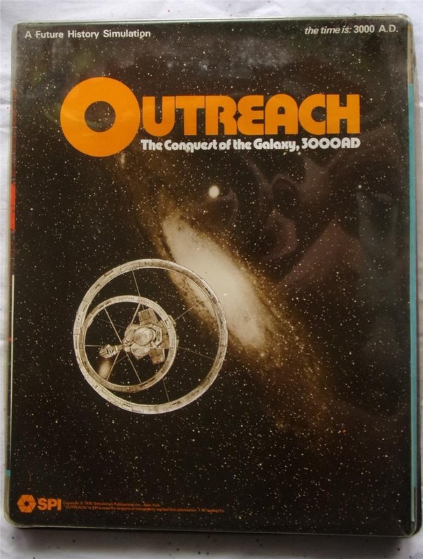 Outreach: The Conquest of the Galaxy, 3000AD (1976) Board Game – Board ...