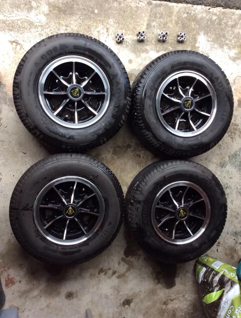 Dunlop D1 10” Alloys/ Wheels set of 4 with Yokohoma Tyres | in ...