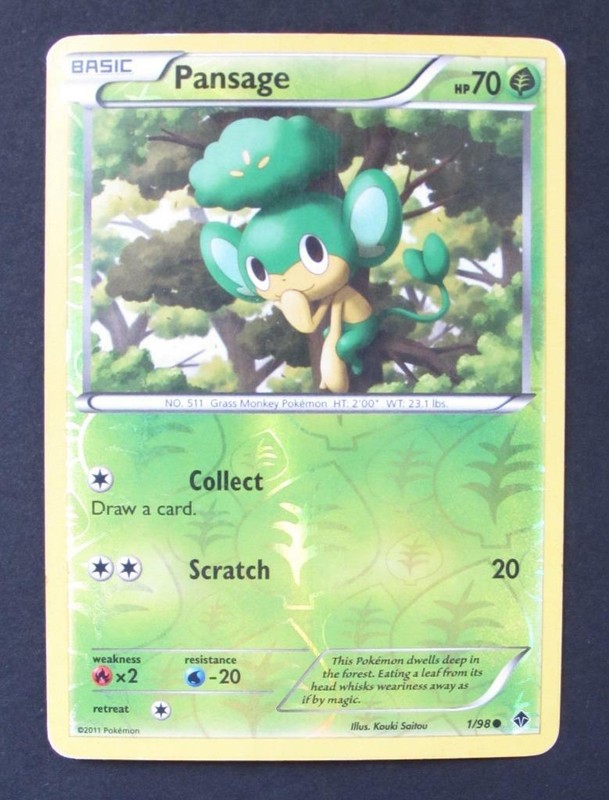Pansage Pokemon Cards - Find Pokemon Card Pictures With Our Database ...