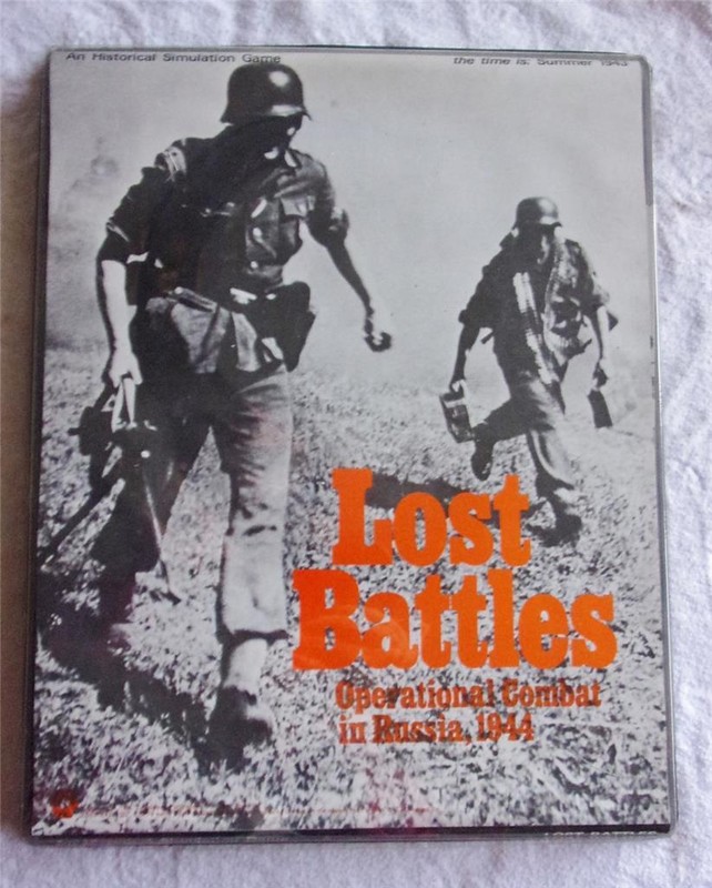 Lost Battles: Operational Combat in Russia (1971) Board Game – Board ...