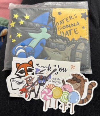 Regular Show Wallet Mordecai And Rigby | eBay