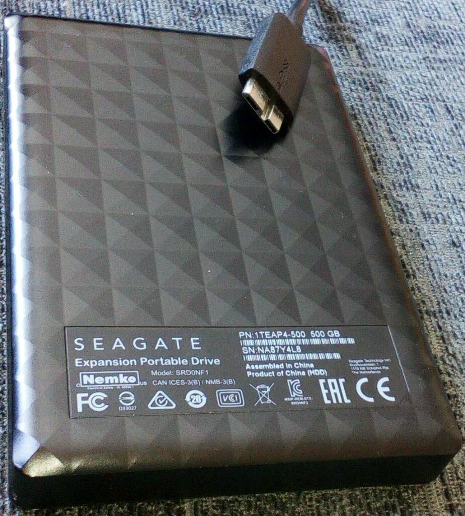 Seagate 500GB Expansion Portable Drive | in Tonypandy, Rhondda Cynon ...