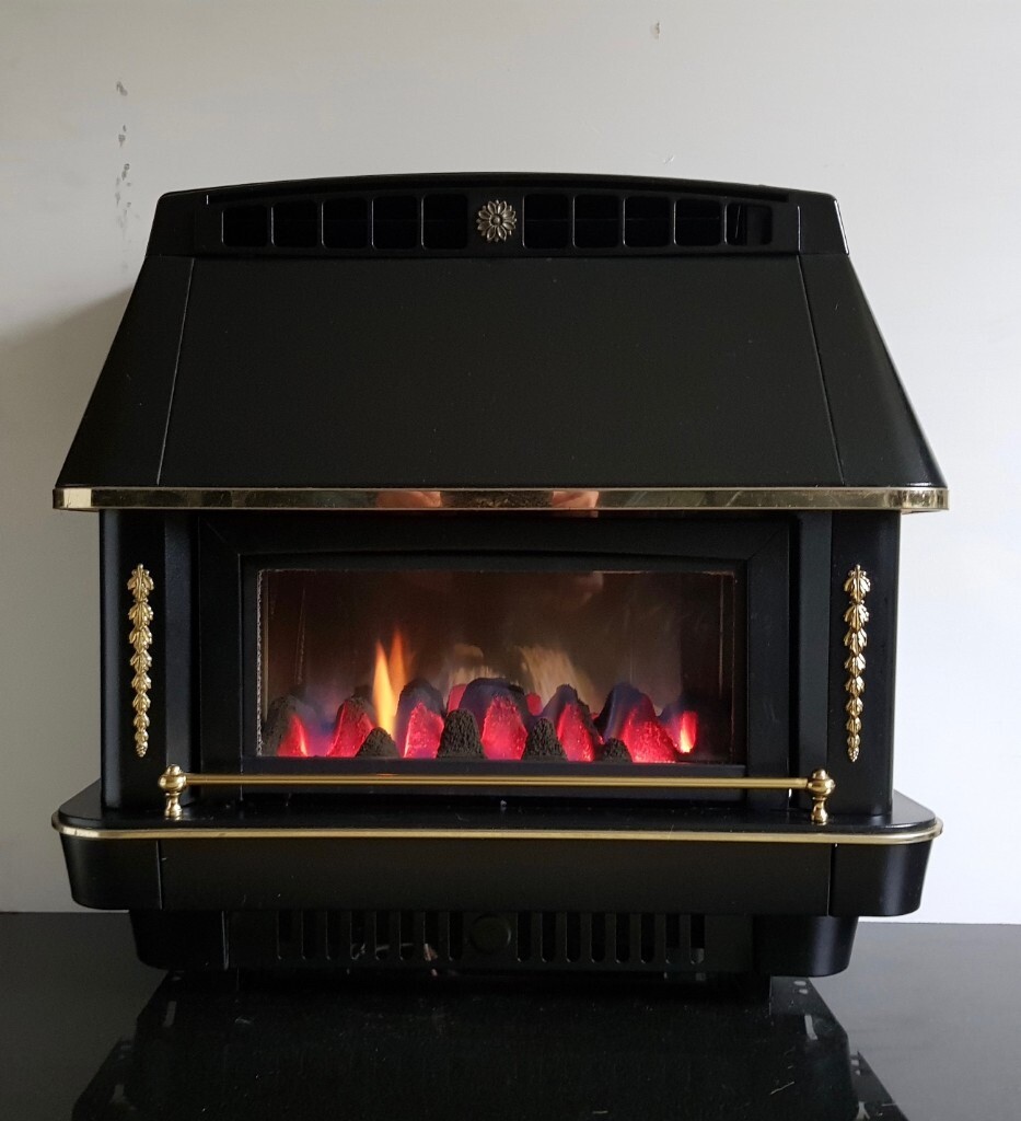 Robinson Willey Firecharm RS 3.57 Kw Balanced Flue Gas Fire (Black ...