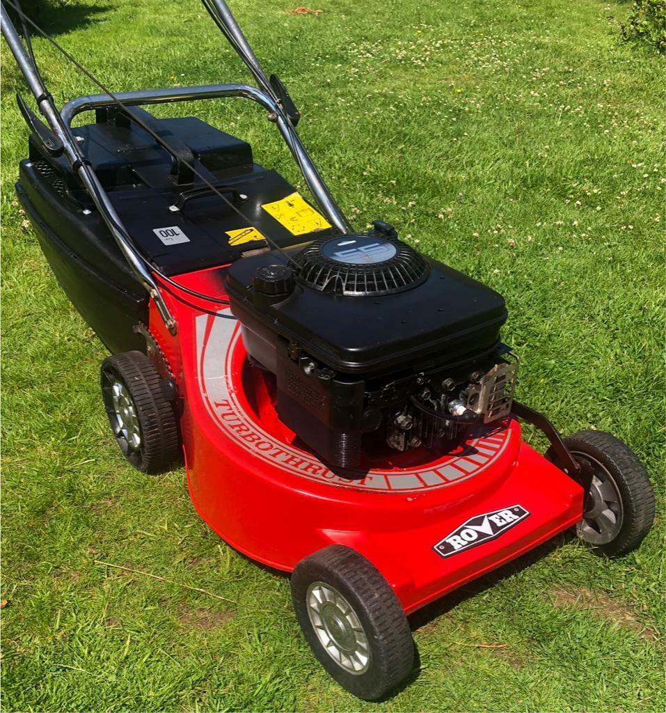 Rover self propelled lawnmower used by contractors & gardeners serviced ...