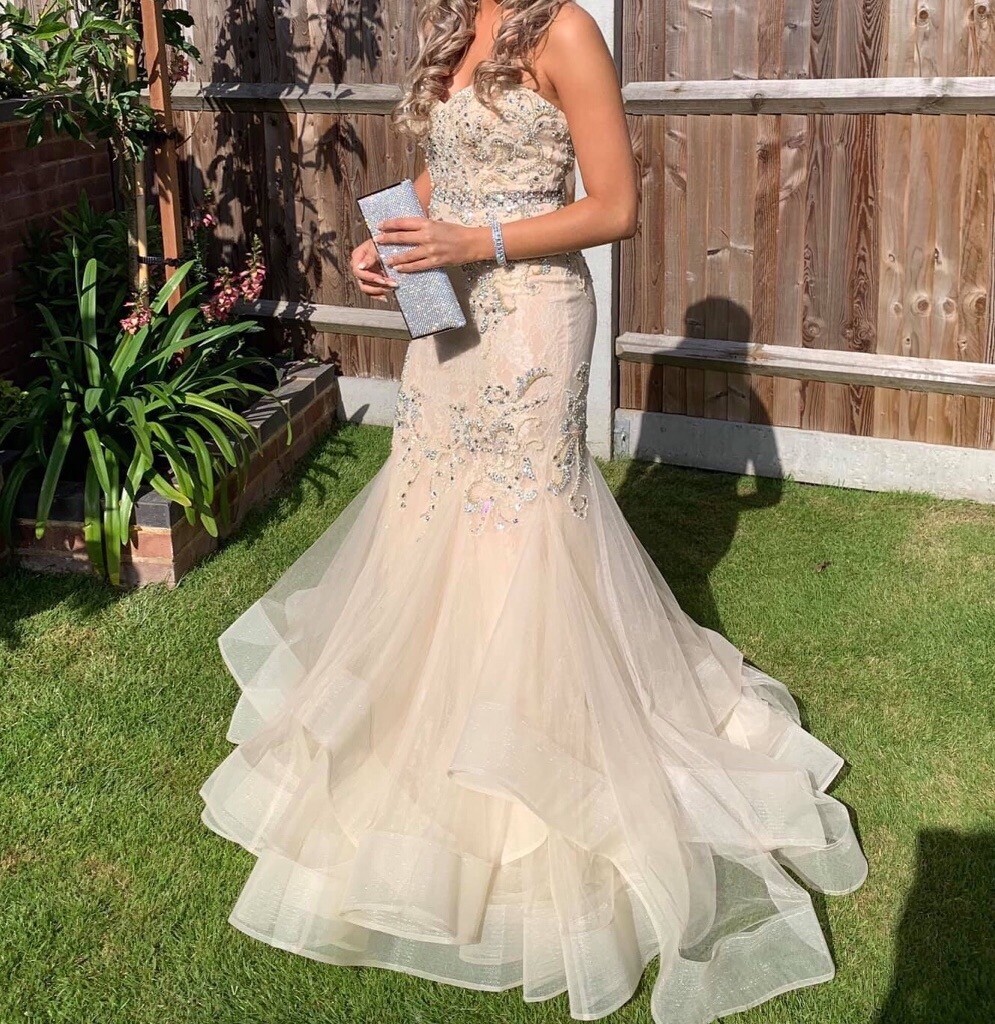 Prom Dress - beautiful embellished fishtail style | in Knaphill, Surrey ...