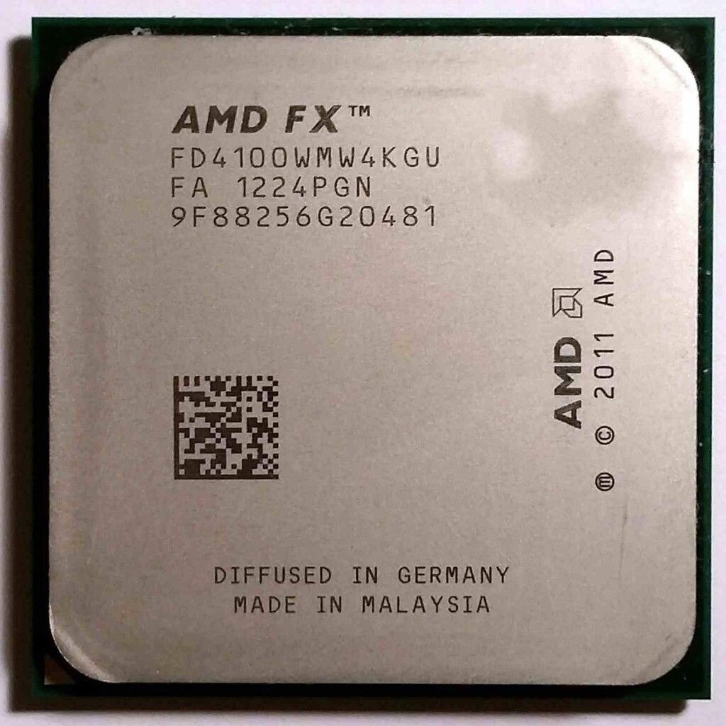 Amd Fx 4100 Quad-Core 4x3.6 GHz Processor Socket AM3+ + cooler | in ...