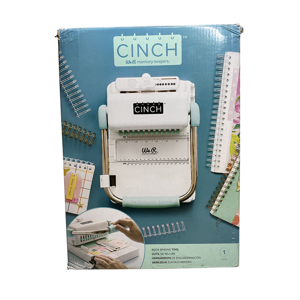 Купить Cinch Book Binding Machine Version Memory Keepers Teal Gray ...