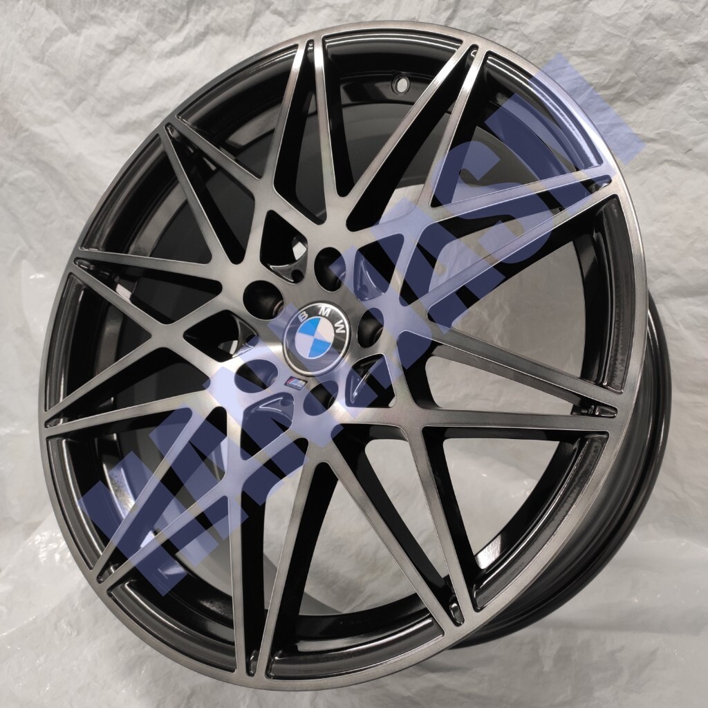 B* 4X NEW ALLOY WHEELS 20 INCH ALLOYS BLACK FIT BMW 3 4 5 SERIES 666M ...