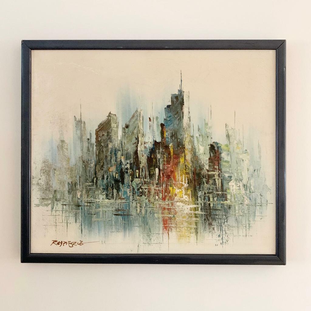 Roy Pierce Abstract Cityscape Oil Painting | in Waterlooville ...