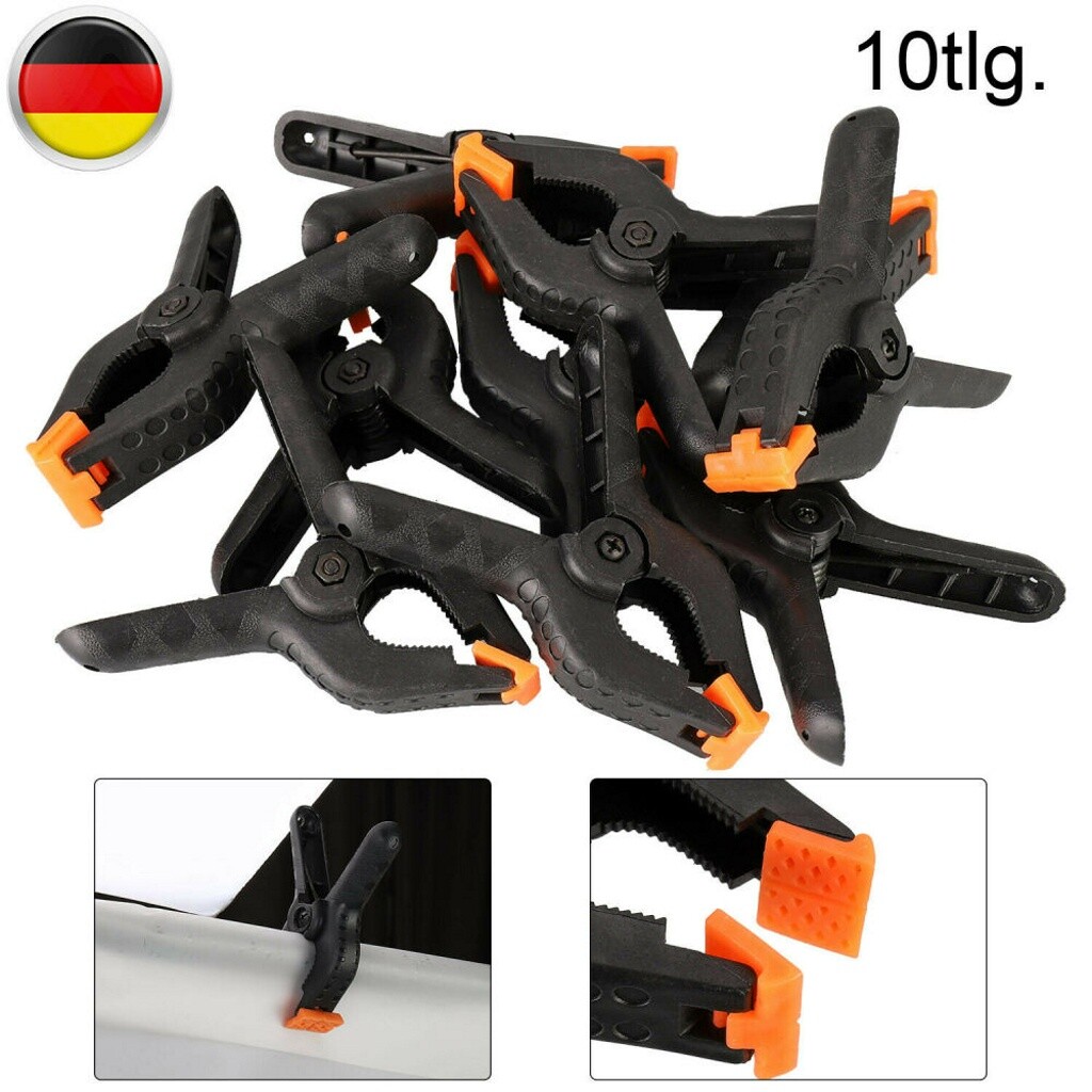10 XXL Federzwingen Klemmzwingen Leimzwingen 90mm