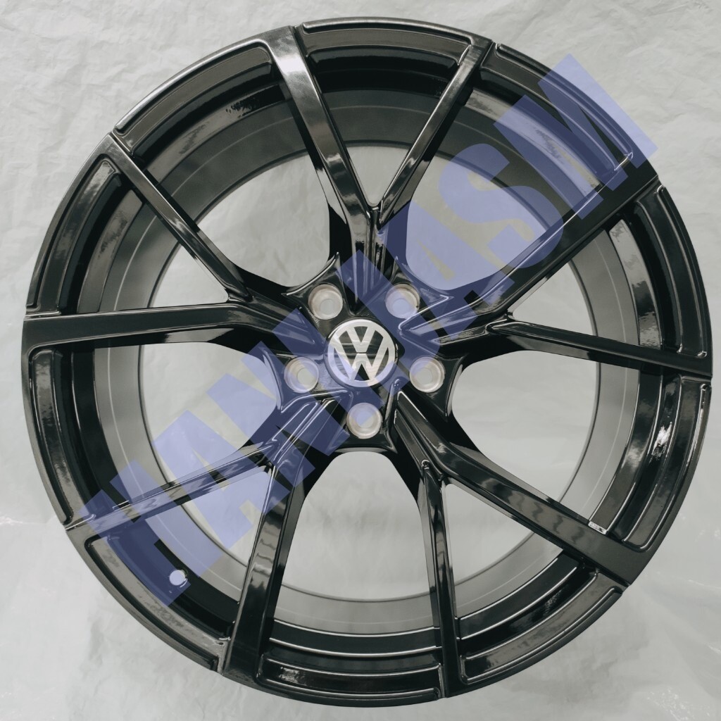 4X NEW ALLOY WHEELS 20 INCH ALLOYS BLACK VW VOLKSWAGEN GOLF R GTI GTD ...