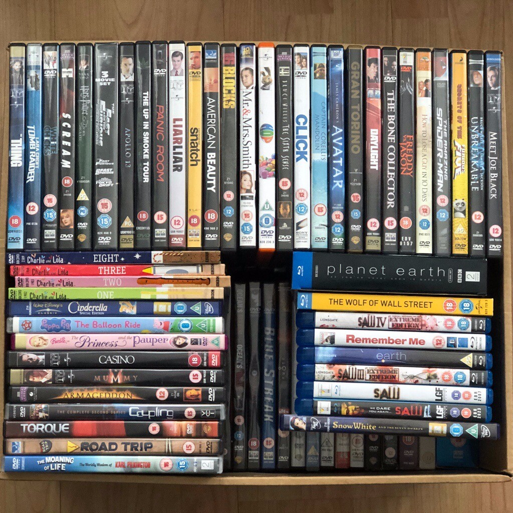My entire DVD Collection - Over 250 DVDs & Blu-Rays | in Norwood ...