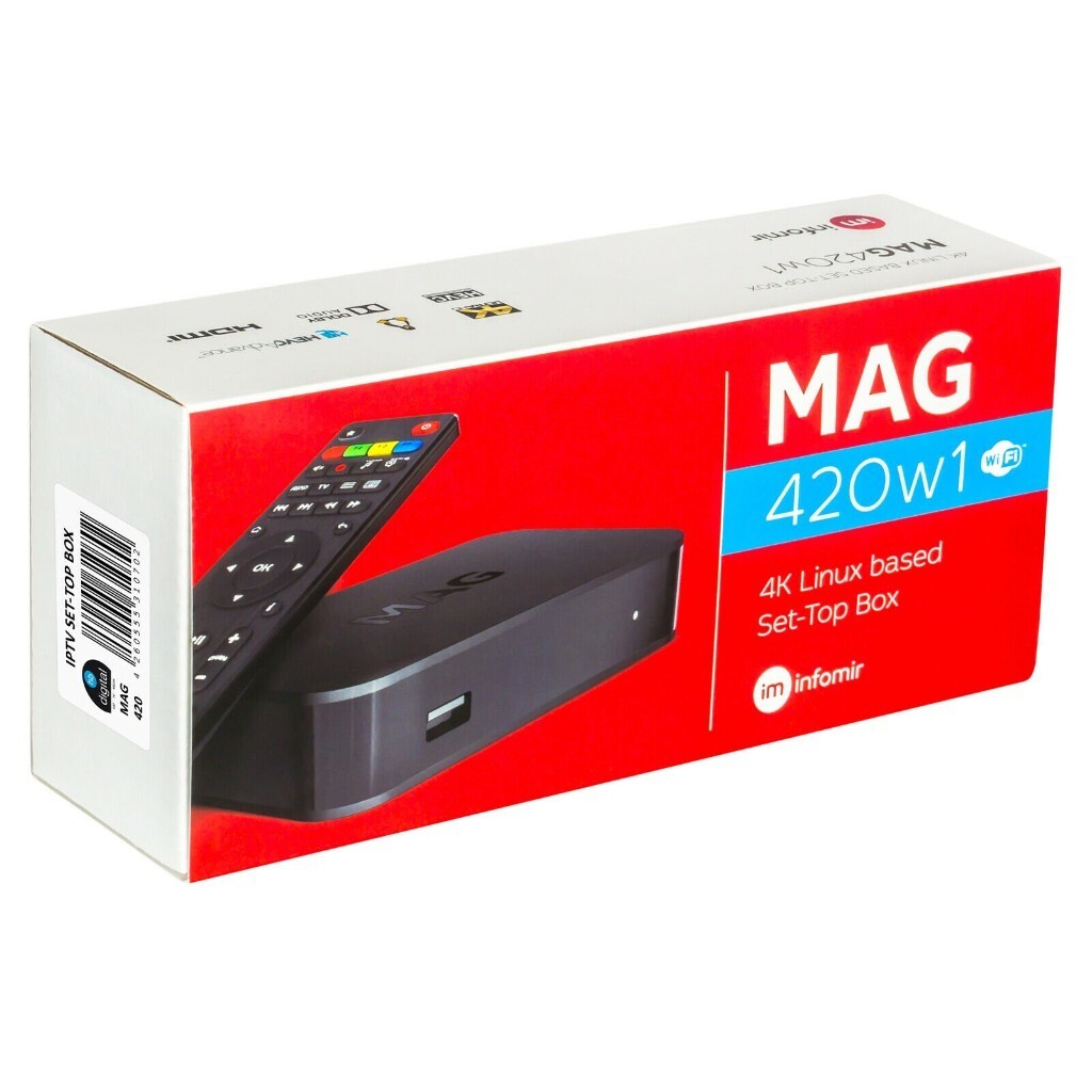 MAG 420 W1 * TV BOX * 100% Genuine * FULL UHD PACKAGE * Wont Find ...