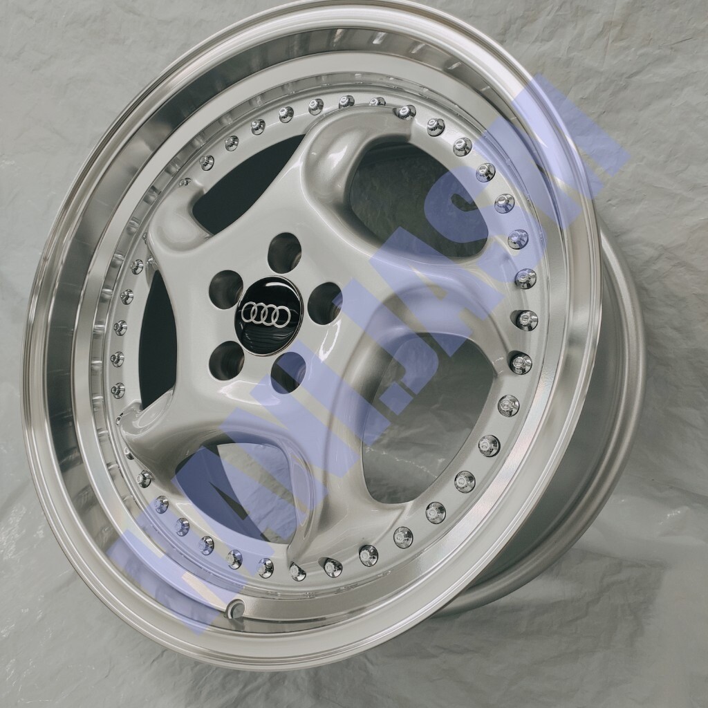 E34* 4X NEW ALLOY WHEELS 18 INCH ALLOYS DEEP DISH FIT 5X100 AUDI TT S3 ...