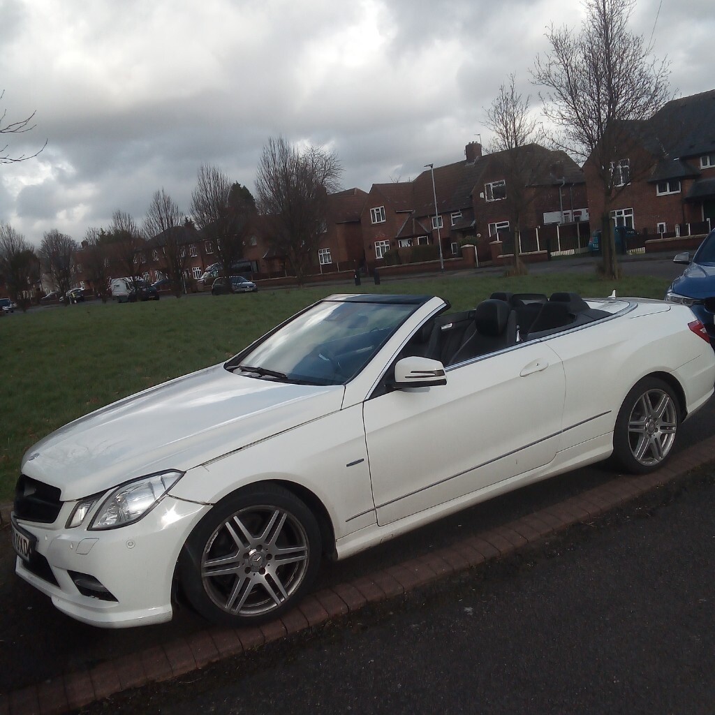 Mercedes e class convertible sport white | in Blackley, Manchester ...